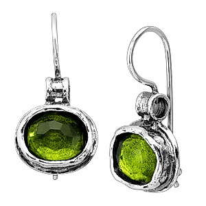 Silpada 'Daintree' Natural Green Quartz Drop Earrings in Sterling Silver