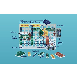 Snap Circuits Classic SC-300 Electronics Exploration Kit | Over 300 Projects | Full Color Manual Parts | STEM Educational Toy for Kids 8+ 2.3 x 13.6 x 19.3 inches