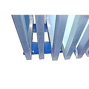 TECHTONGDA 6 Slot Screen Printing Frame Rack Shelf Storage Holder Desktop Adjustable Silk Screen frame Rack Screen Drying