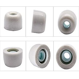 Zotech 4 Pairs Replacement Memory Foam Ear Tips for Sony WF-1000XM4 (2 Pair Gray and 2 Pair Black)