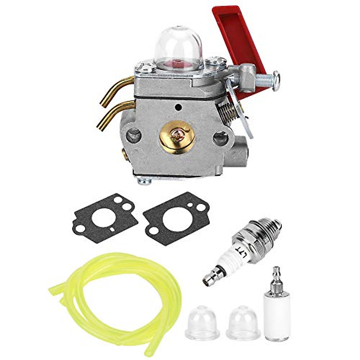 Longzhuo Carburetor Kit,Garden Lawn Mover Trimmer Carburetor Kit for Homelite UT‑33600A 26cc EHCPS 0264AT 0264OF
