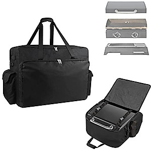 WOMACO 22 inch Griddle Carry Bag for Blackstone 17 & 22 Griddle with Hood Lid and Stand, Water-Resistant Outdoor Griddle Bag Case