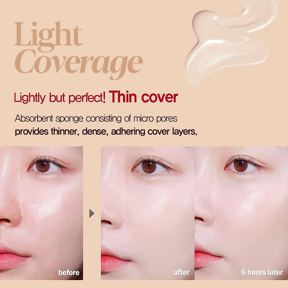 Espoir Pro Tailor Be Glow Cushion New Class #4 Beige 0.46 oz | Refill not Included | Long-Lasting Dewy Cushion Foundation | Radiant & Glow Skin with Buildable Coverage | Korean Cushion Foundation