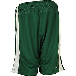 adidas Men's Dark Green/White Utility Shorts Without Pockets Apparel - L