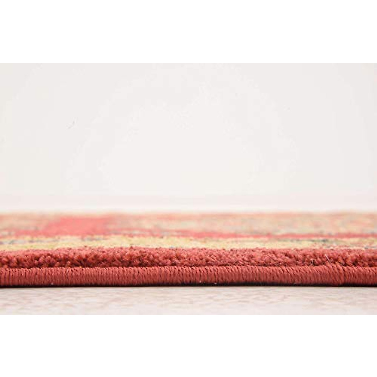 Unique Loom Sahand Collection Traditional Geometric Classic Red Runner Rug (2' 7 x 6' 7)