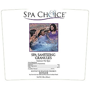 SpaChoice 472-3-5081 Sanitizing Granules Hot Tub Chlorine 5-Pounds, 1-Pack