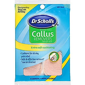 Dr. Scholl's Extra Thick Callus Removers 4 Cushions ea.(Packs of 6)