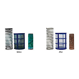 No More Green Technologies Solar Pool Ionizer Spring and Basket Cleaning Kit | Up to 24 Cleanings | Easy Cleaner Kit for Spring, Basket and Copper Anode