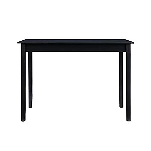 Linon Dark Charcoal Wooden Tavern Carter Table, Counter Pub Height