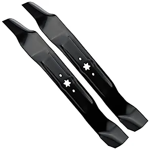 Grasscool 42 Inch Mower Blades for Replace Cub Cadet LT1042 LT1040 LT4200 Toro LX426 Troy-Bilt Bronco 42'' Lawn Mower Replace 942-0616A 742-0616 942-0616 (6 Point Star)