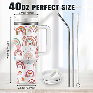 Super Big Sister Gifts - 40 Oz Tumbler with Handle, Pink Big Sister Cup Set, Birthday & Christmas Gifts for Little Sisters