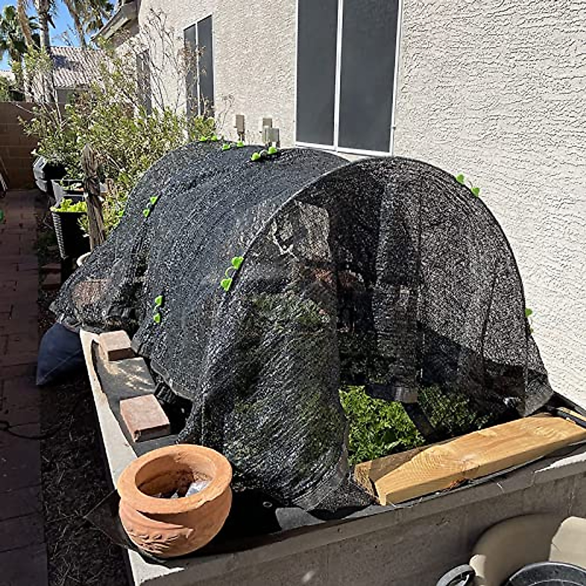 Garden Hoops for DIY Grow Tunnel, Rust-Proof Fiberglass Support Frame Greenhouse Hoops for Raised Beds, Garden Fabric, Garden Support Frame, 30pcs