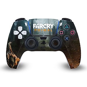 Head Case Designs Officially Licensed Far Cry Skull II Primal Key Art Vinyl Faceplate Sticker Gaming Skin Decal Cover Compatible With Sony PlayStation 5 PS5 DualSense Controller