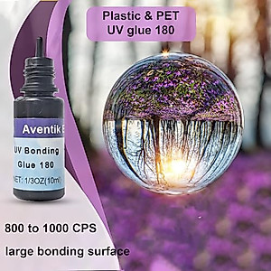 Riverruns Bonding and Welding Glue Super UV Glue Plastic, Glass and Metal UV Glue with Pen Light Most Versatile Application