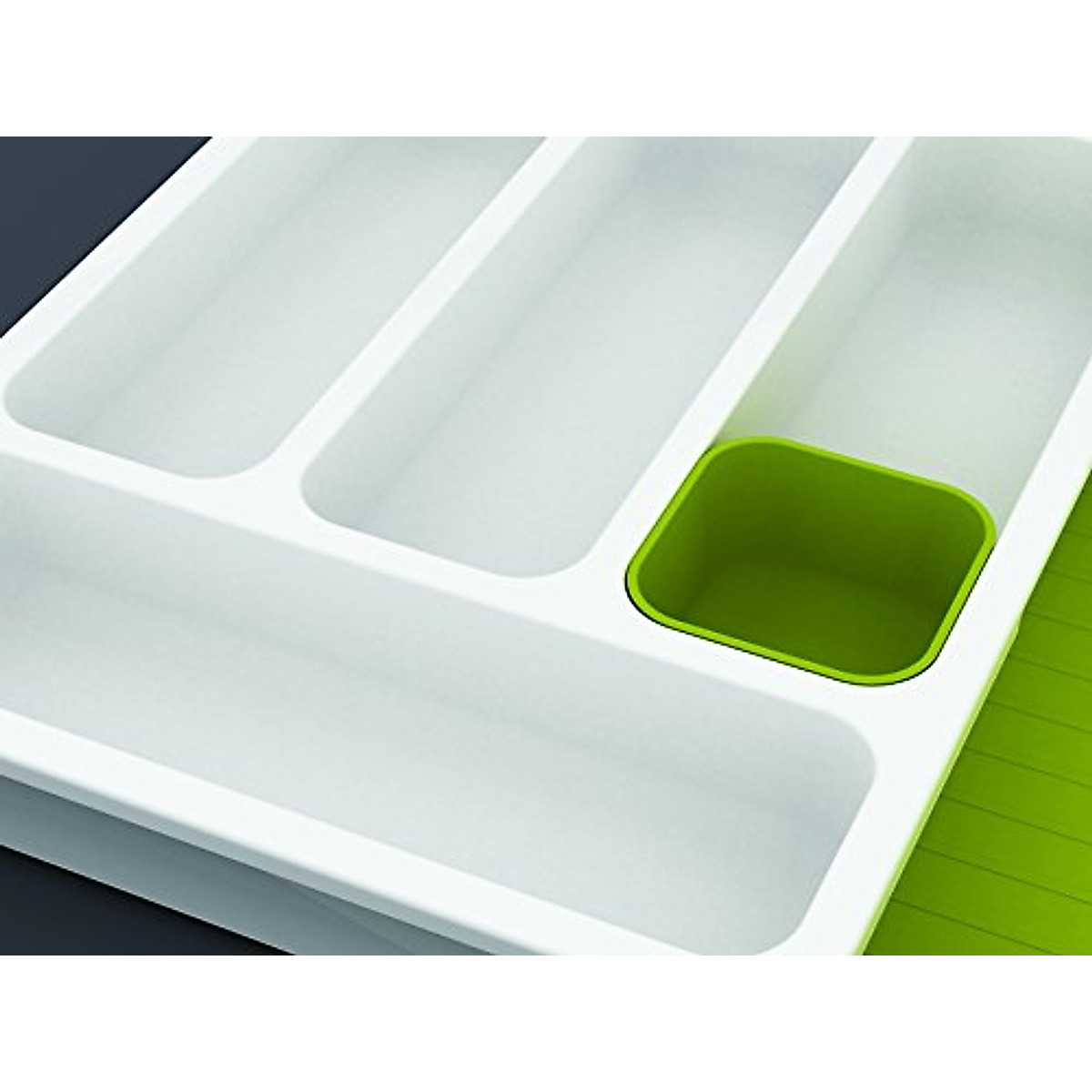 Joseph Joseph DrawerStore Expandable Cutlery Tray, Green