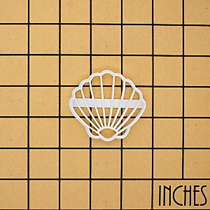 Seashell cookie cutter, 1 piece - Bakerlogy