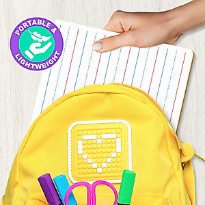 Double Sided Whiteboard Lined Dry Erase Board for Kids Ruled Writing Board Handwriting Practice for Kids - Small White Board Dry Erase Board 9x12 Dry Erase Board with Lines Education Teacher Supplies