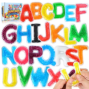 LESONG Alphabet Letters Sensory Toys: ABC Learning Educational Montessori Toys, Fidgets Sensory Toys for Classroom Calm Down Corner Autistic Anxiety Relief