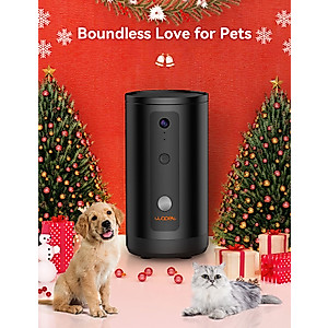 WOPET Smart Pet Camera:Dog Treat Dispenser, Full HD WiFi with Night Vision for Pet Viewing,Two Way Audio Communication Designed for Dogs and Cats,Monitor Your Pet Remotely