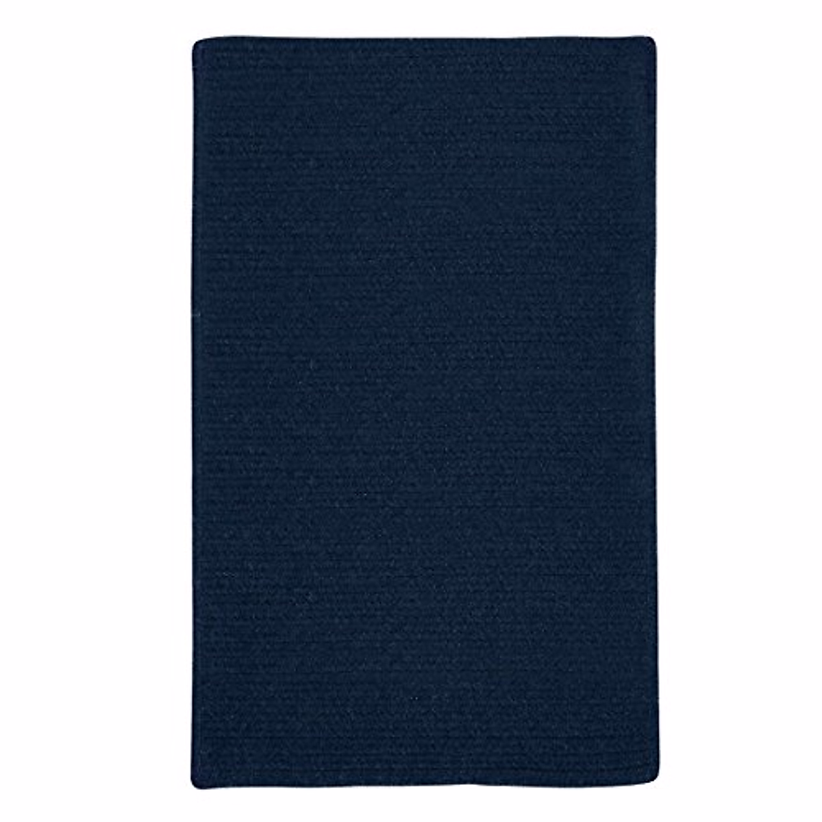 Colonial Mills Courtyard Rectangular 4' x 6' Braided Modern Area Rug In Blue Solid