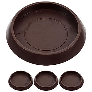 Homoyoyo Chair Leg Protectors Chair Leg Floor Protectors Furniture Caster Cups Round Rubber Anti Skid Caster Cups Chair Leg Protectors for Hardwood Floors Floor Protectors for Furniture