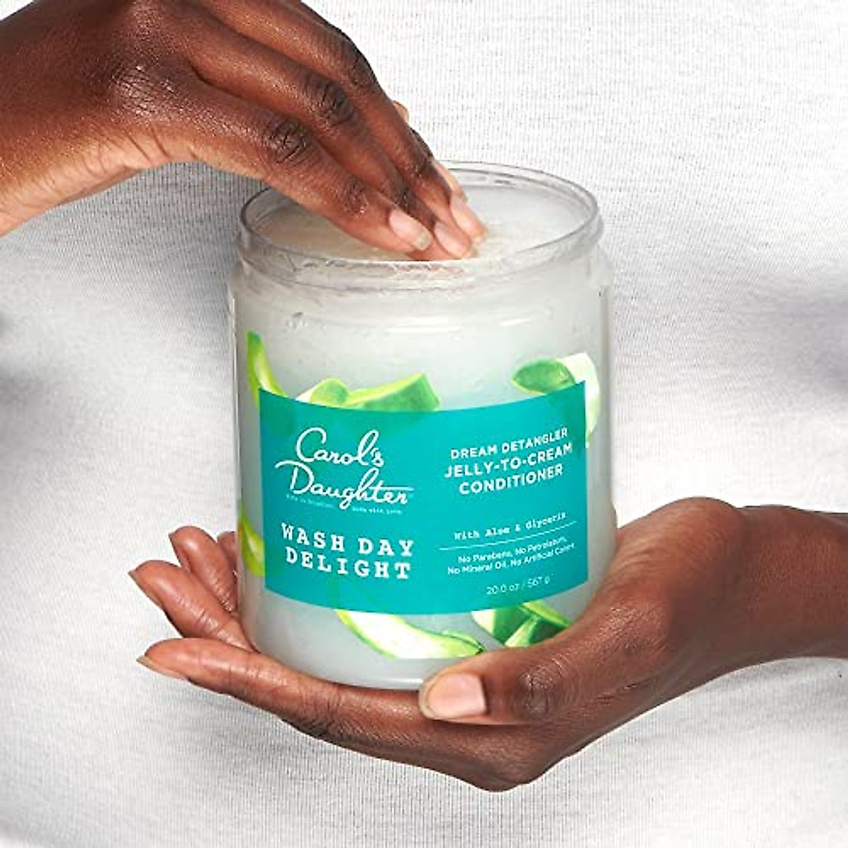 Carol's Daughter Wash Day Delight Sulfate Free Clarifying Shampoo and Deep Conditioner Gift Set with Aloe and Micellar - Best for Curly, Natural, and Textured Hair – Detangle and Moisturize