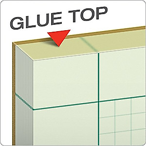 Ampad Engineer Pad, 5 Squares per Inch, 8.5" x 11", 200 Sheet Pad, Green (22-144)