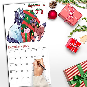 RED EMBER Baby Animals 2023 Hangable Monthly Wall Calendar | 12" x 24" Open | Thick & Sturdy Paper | Giftable | Kids Adorable Animals