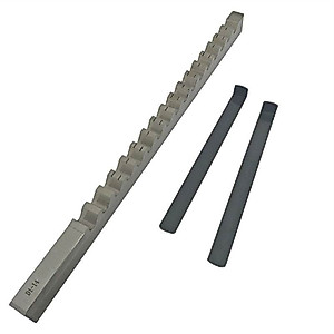 WSF-TOOLS, 1PC Keyway Broach 14mm D Push-Type Metric Size High Speed Steel Material Metalworking Cutting Tool Knife CNC Machine with Shim