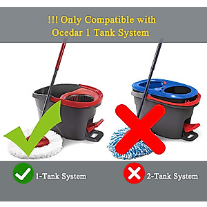 2 Pack Spin Mop Refill Replacement Head Compatible with Ocedar EasyWring Spinning Mop - Microfiber Mop Replace Heads