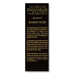 Star Wars: Return of the Jedi Title Crawl Printed Area Rug | Indoor Floor Mat, Accent Rugs For Living Room and Bedroom, Home Decor For Kids Playroom | Movie Gifts And Collectibles | 27 x 77 Inches