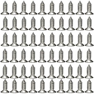 #8 x 5/8" Wood Screws 304 Stainless Steel Phillips Flat Head Screws Self Tapping Screws 100 Qty.