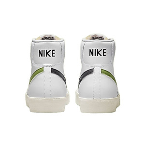 Nike Unisex Blazer Mid '77 Shoes Basketball, White Chlorophyll Black Sail, 11 US Women