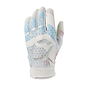 EvoShield Daze Adult Batting Gloves - Team White, Large