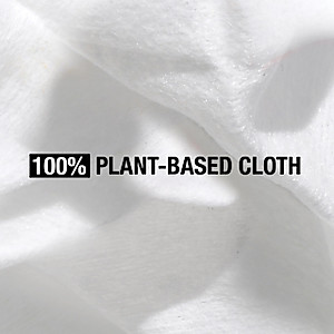 Neutrogena Night Calming Cleansing Makeup Remover Face Wipes, Nighttime Facial Towelettes to Remove Sweat, Dirt & makeup, Leaves Skin Feeling Calm, Alcohol-Free, 100% Plant Based Cloth, 25 ct