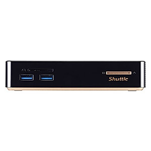 Shuttle XPC Nano NC01U3 Intel Broadwell Core i3-5005U, Support 4K Ultra HD Video, DDR3L SODIMM Max 16GB,Black