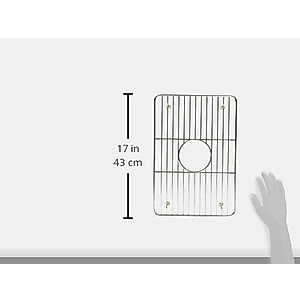 KOHLER K-5376-ST stainless steel Kennon small sink rack, 10-5/8 in. x 15-9/16, 10-5/8" x 15-9/16"
