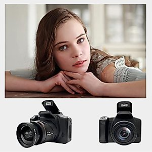 Digital Camera 16MP 2.4 Inch LCD Screen 16X Digital Zoom 720P Digital Camera Small Camera for Teens Students Boys Girls Seniors for Home Outdoor Use