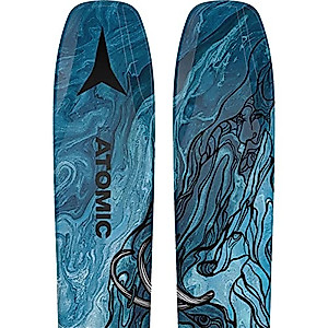 Atomic Bent 90 Skis Mens Sz 175cm Metallic Blue/Grey