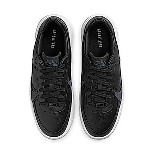 Nike Womens Air Force One Platform Sneakers, Black/Anthracite/White, 9.5