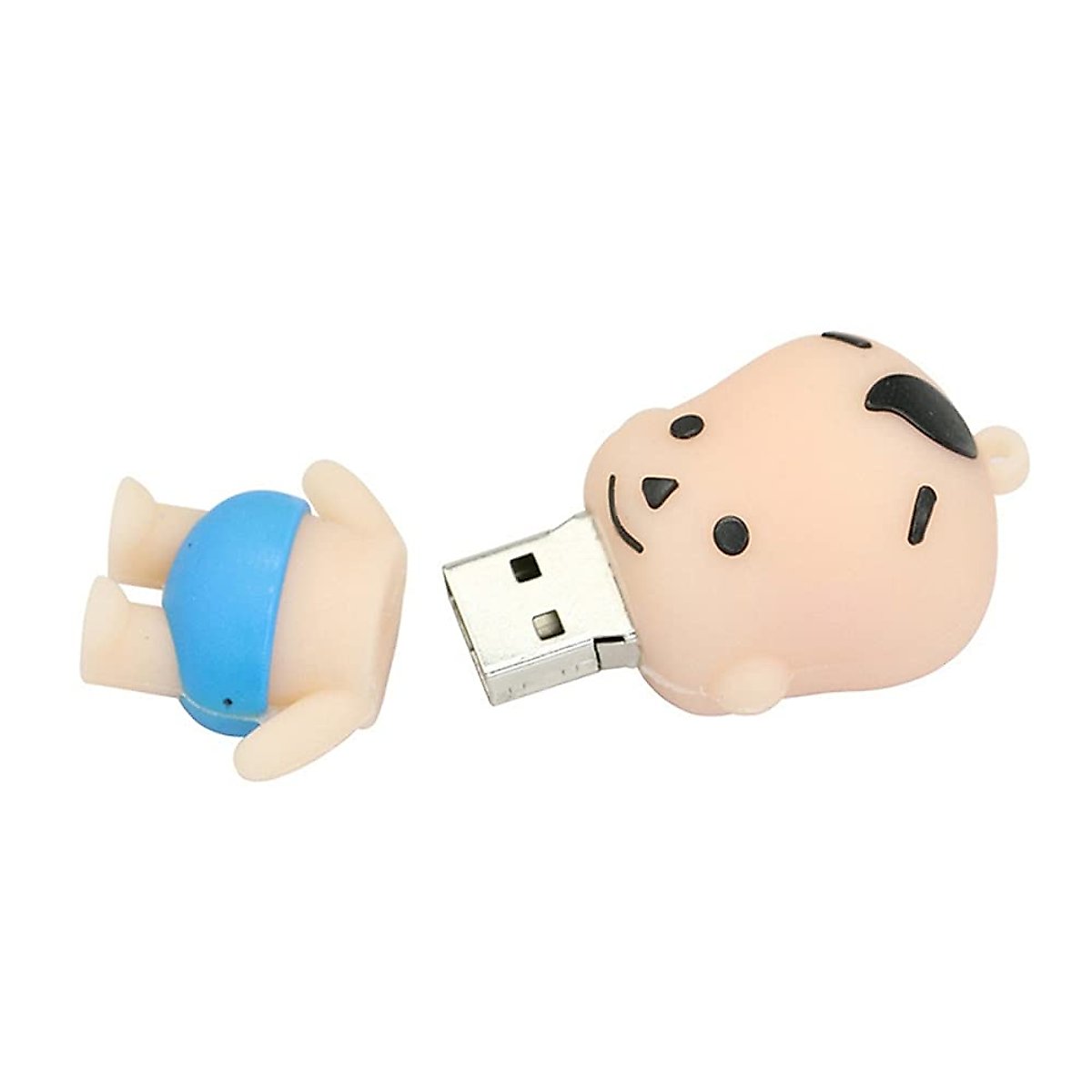 4GB Baby Shape Flash Drive USB Flash Drive Memory Stick Thum Drive USB Drive USB Flash Disk U Disk Pen Drive USB Disk Flash Memory External Storage USB Stick PenDrive (Blue)