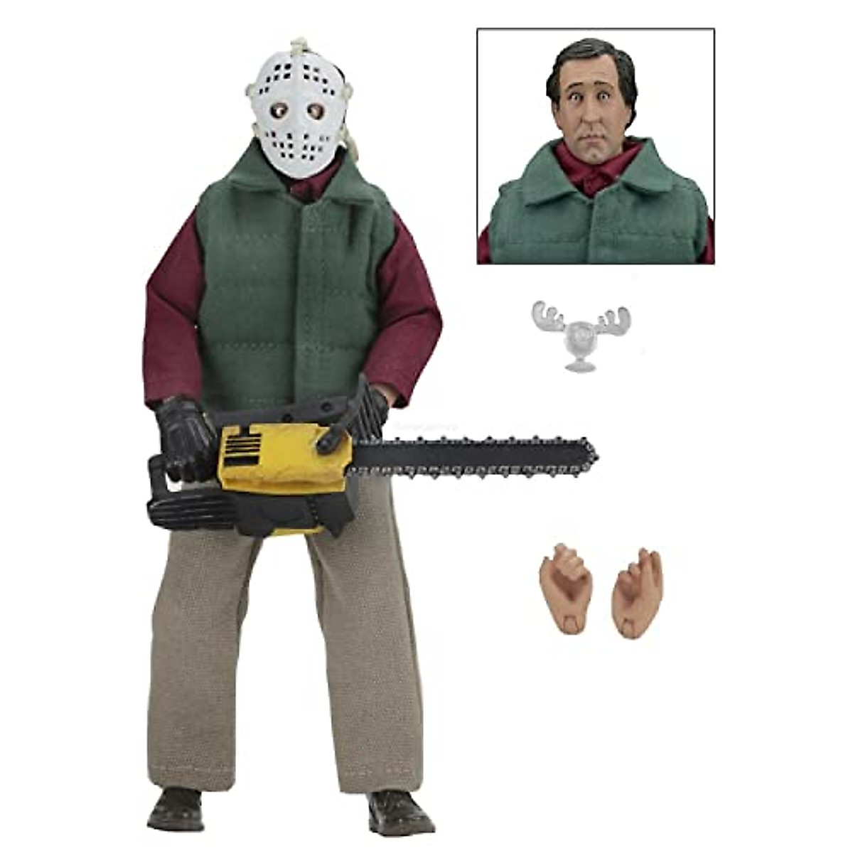 National Lampoon’s Christmas Vacation - 8” Clothed Figure Chainsaw Clark - NECA