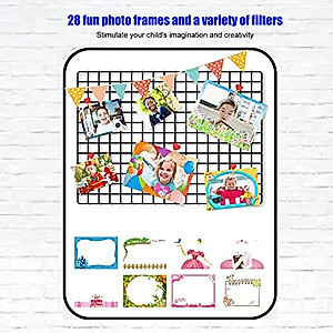 YEmirth Digital Camera for Kids, Kids Digital Camera Cute Lightweight 2in Screen Children Camera for Photo Video MP3 3‑10 Years Old Kids(Pink-1)