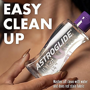 Astroglide Water Based Lube (5oz), Toy 'n Joy Personal Lubricant for Male and Female Sex Toys