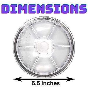 Swimables Pump Lid and Lid Oring Compatible with Whisperflo & Intelliflo 357151-3X Durable Pro Grade Pump Lid Compatible with Pentair Whisperflo/Intelliflo Pump - USA Made - Oring Included