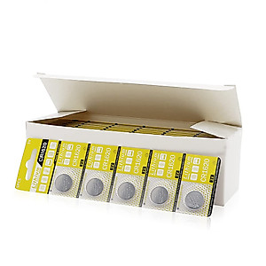 Cotchear 5Pcs CR1620 Coin Batteries 3V Electronic Button Lithium Battery Cell CR1620 DL1620 5009LC for Watch Toy Remote