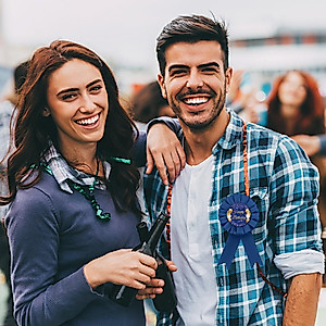 Blue Happy Birthday Tinplate Badge Pin, Blue Rosette Happy Birthday Pin for Men Boy, Happy 21st/30th/40th/50th Birthday Award Badge Pin, It's My Birthday Party Decorations