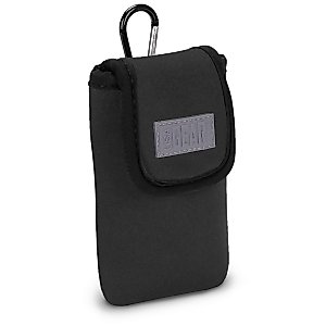 USA Gear Sunglasses and Eye Glasses Case - Glasses Holder with Belt Loop and Carabiner Clip for Reading Glasses, Kids and Adult Sunglasses, Safety Glasses, and More Eyeglasses (Black)