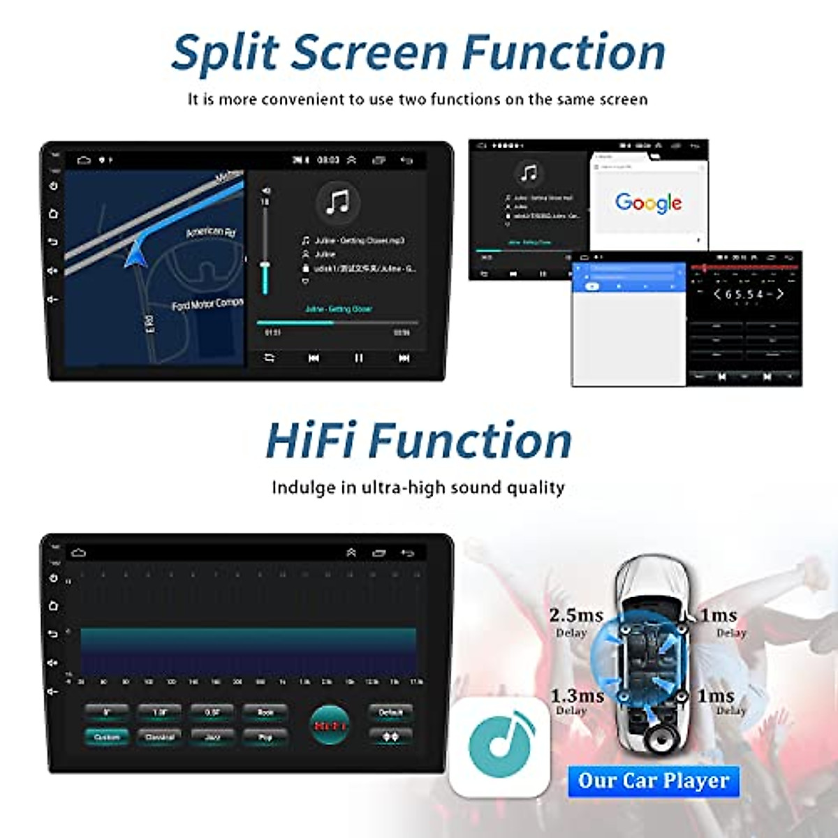 Android 11 Car Stereo for Hyundai Elantra 2012 2013 with Wireless Apple Carplay Android Auto, 9 ’’ 1+16 Touch Screen in Dash GPS Radio with Navi WiFi Bluetooth FM RDS HiFi SWC + AHD Backup Camera