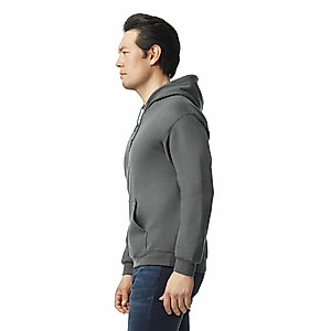 Gildan Adult Fleece Hoodie Sweatshirt, Style G18500, Multipack, Charcoal (1-Pack), Medium